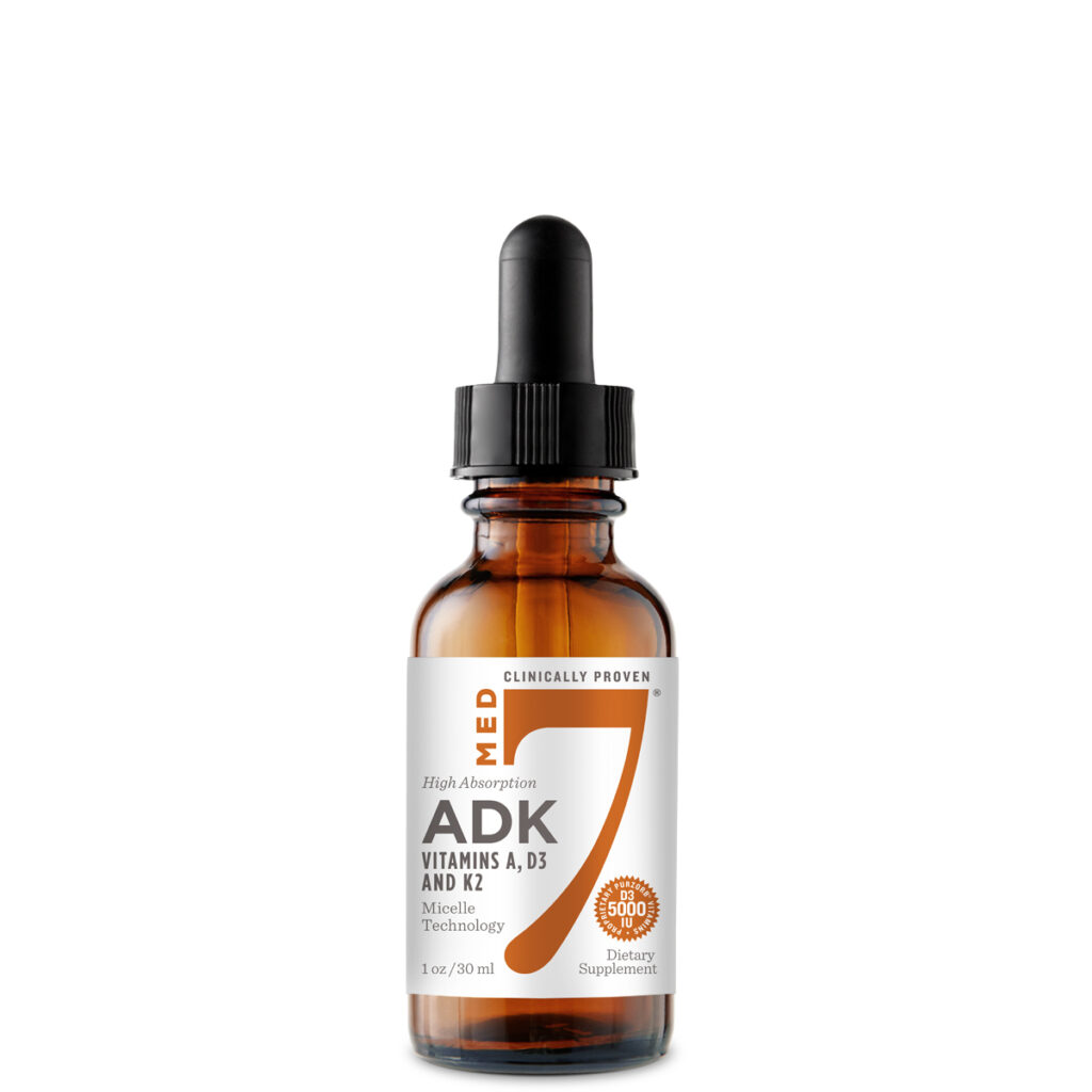 Med 7 ADK Vitamins A, D3 and K2-M7 - Med 7 CBD